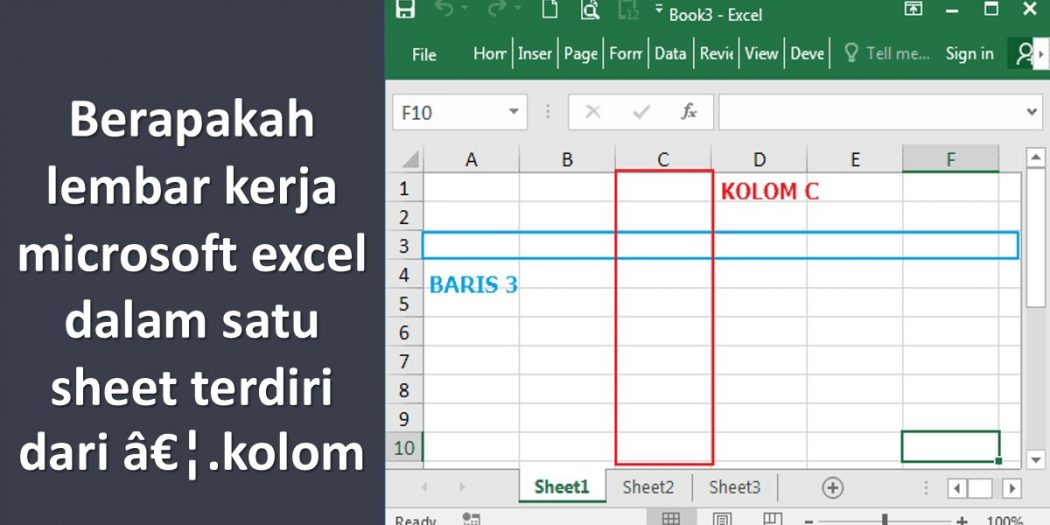 Ini Dia berapakah lembar kerja microsoft excel dalam satu sheet terdiri dari â€¦.kolom | TechBanget
