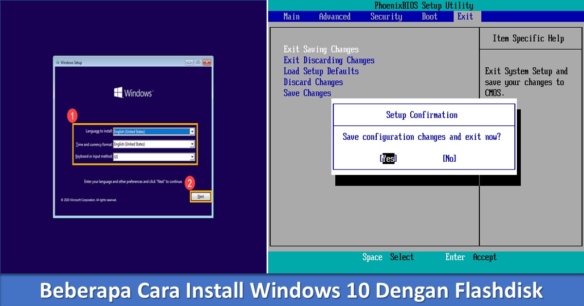 Beberapa Cara Install Windows 10 Dengan Flashdisk | TechBanget