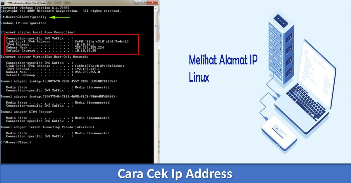 Cara Cek Ip Address | TechBanget