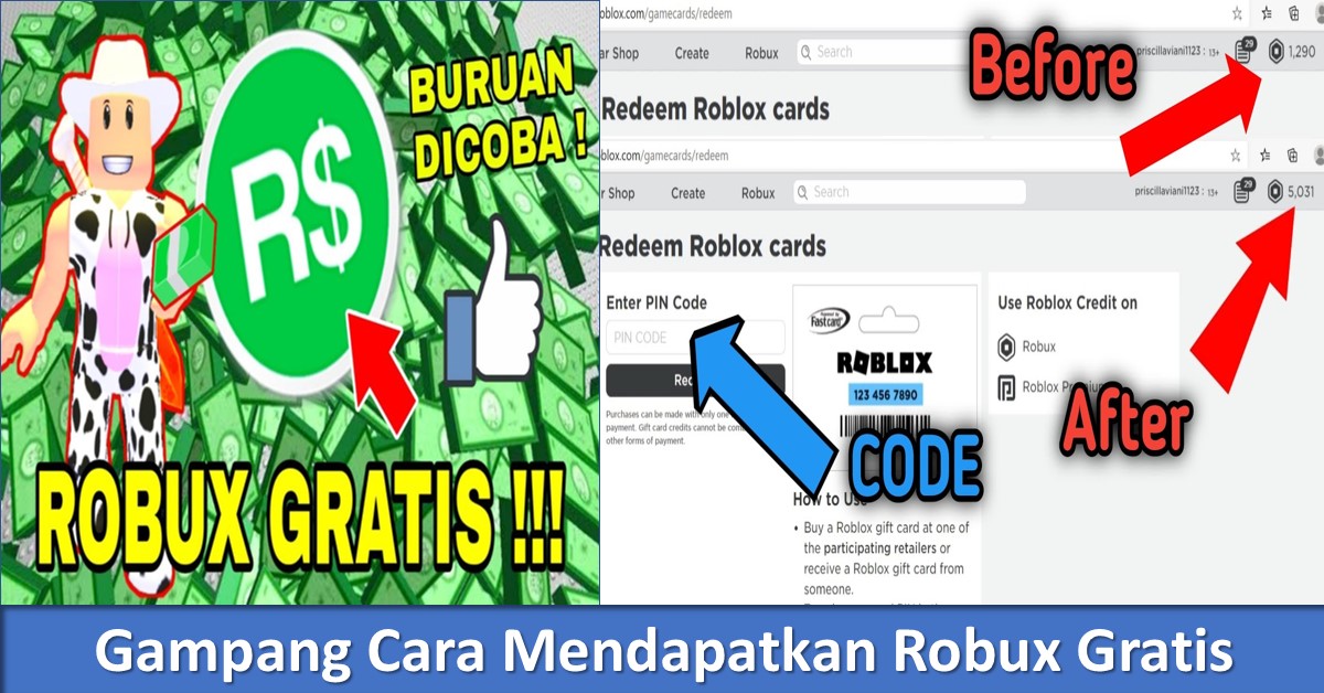 Gampang Cara Mendapatkan Robux Gratis | TechBanget