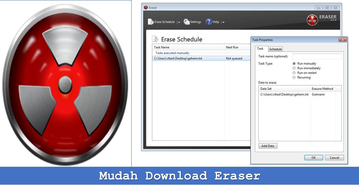 Mudah Download Eraser | TechBanget